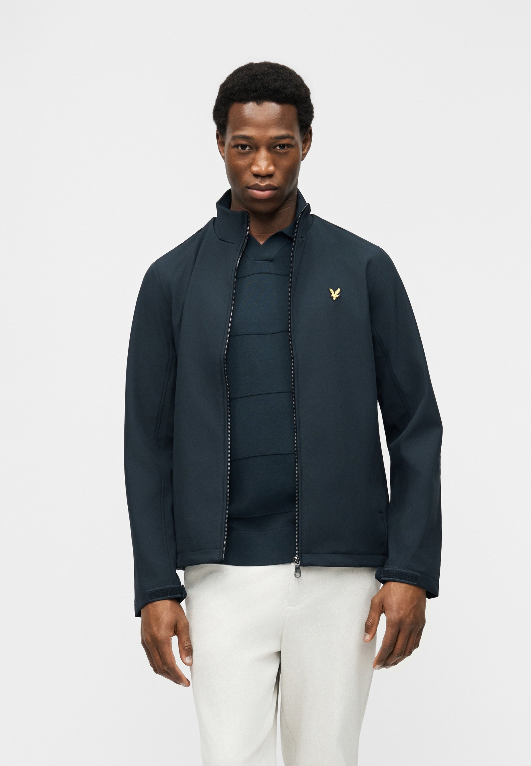 Lyle & Scott FUNNEL NECK JACKET - Übergangsjacke - dark navy/dunkelblau ...
