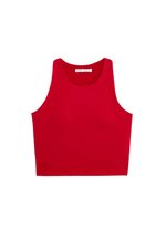 OYSHO NECKHOLDER - Linne - red/röd - Zalando.se