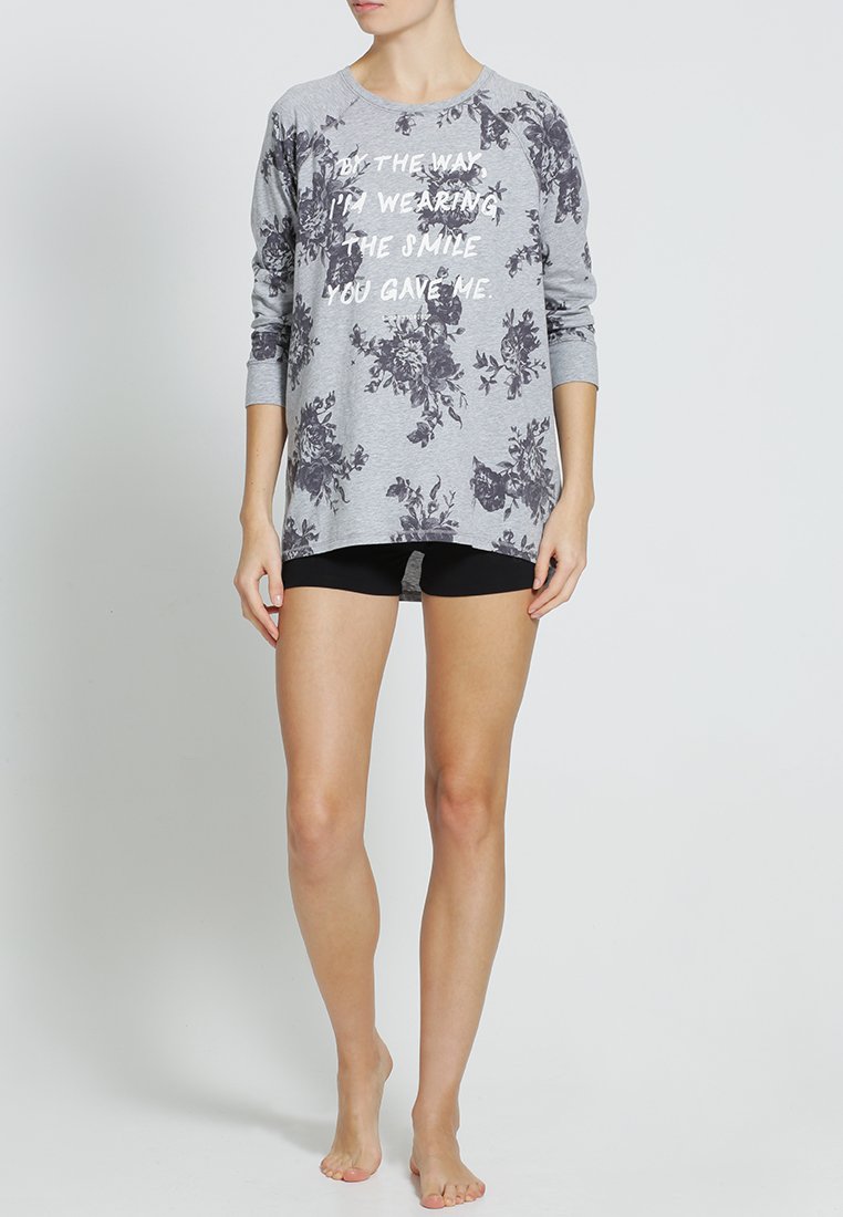Short Stories Pyjama top - grey melange/grey - Zalando.co.uk
