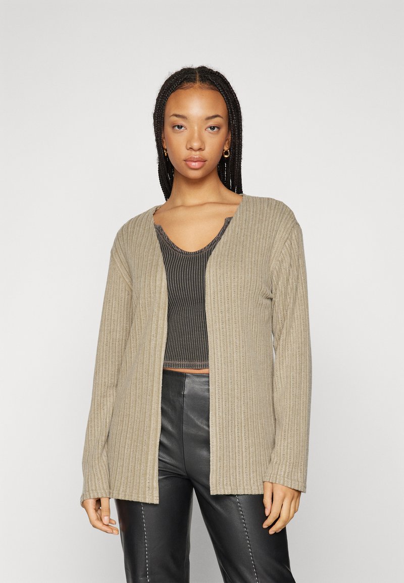 ONLY ONLKIKI CARDIGAN - Cardigan - mermaid/khaki - Zalando.no