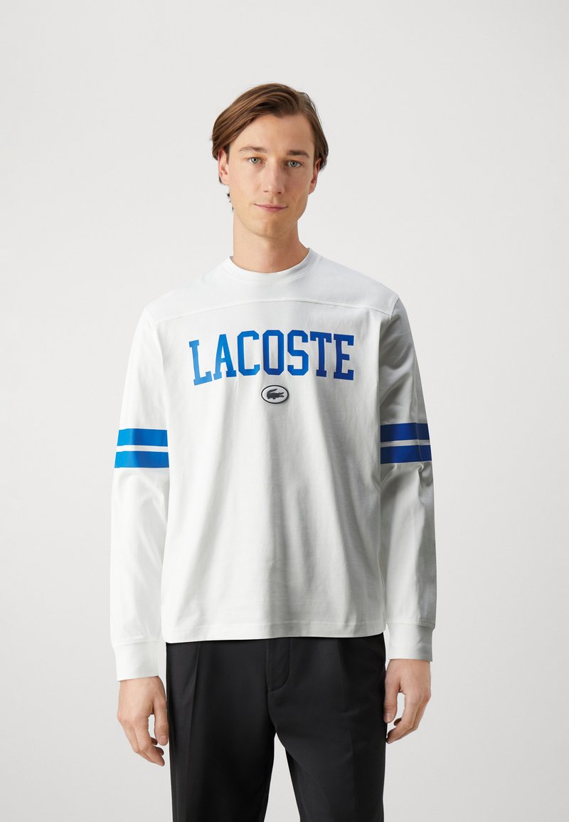 Lacoste FRENCH ICONICS - Long sleeved top - flour/ladigue/white - Zalando
