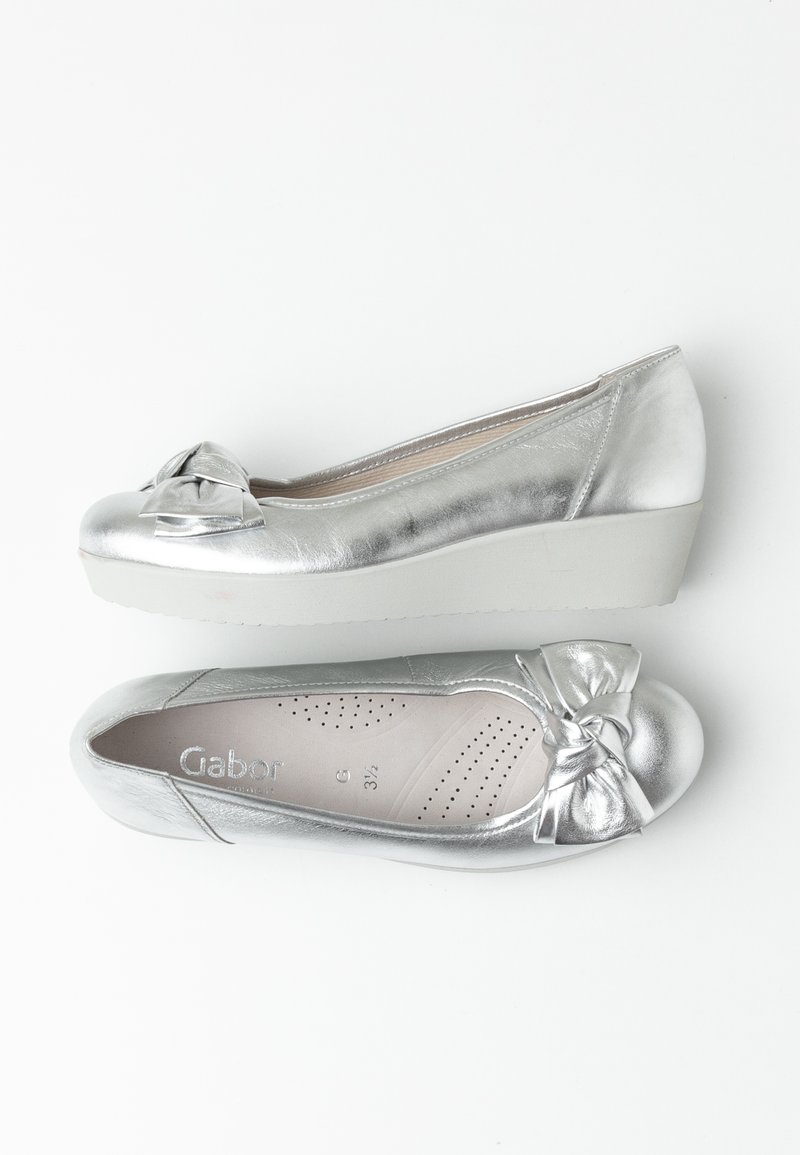 Gabor Slipper - silver/silberfarben - (Pre-owned) - Zalando.de