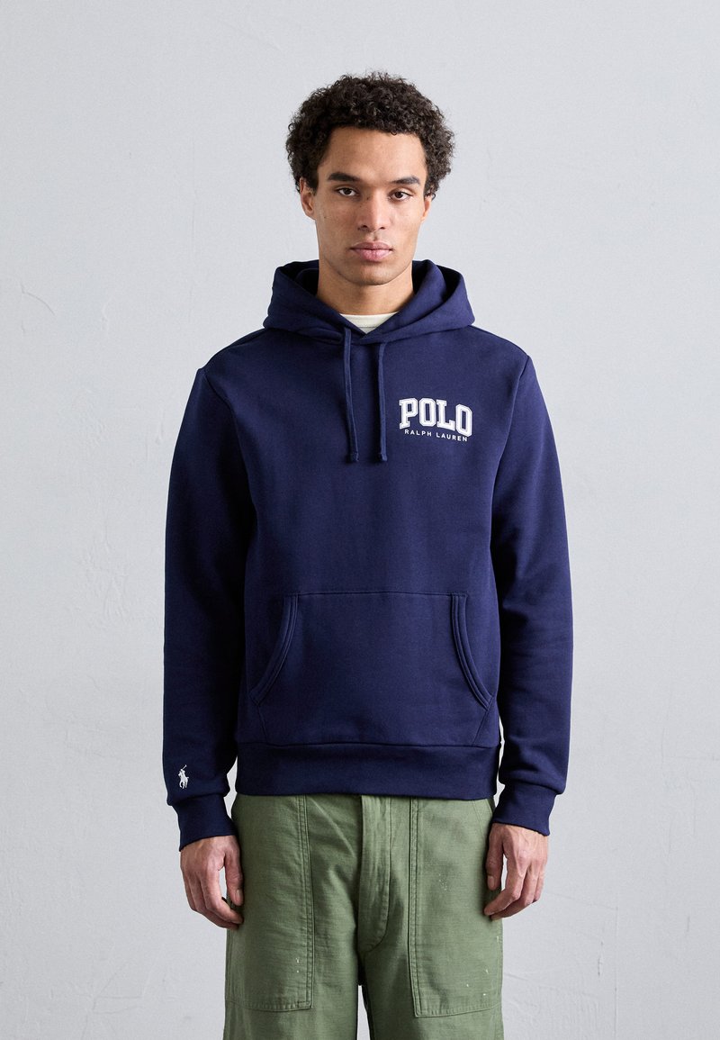Polo Ralph Lauren LONG SLEEVE - Sweatshirt - cruise navy/dark blue ...
