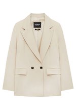 PULL&BEAR DOUBLE-BREASTED - Blazer - off white/écru - ZALANDO.FR
