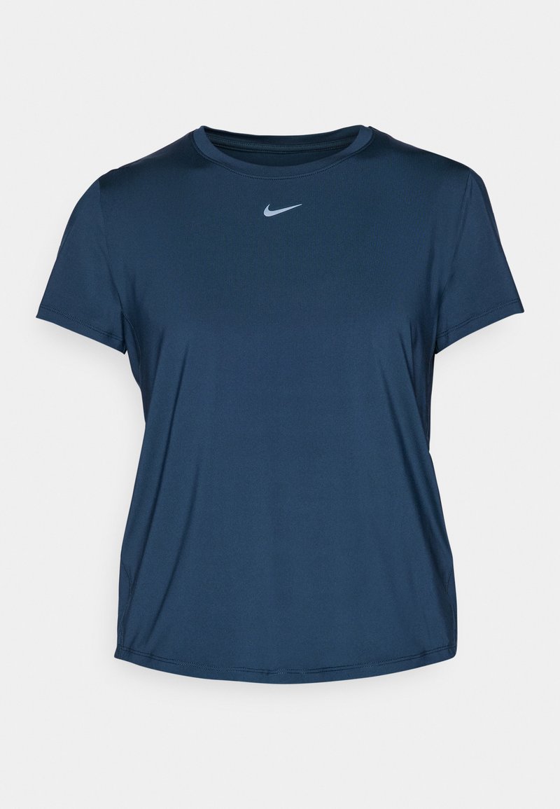 Nike Performance ONE CLASSIC - Sports T-shirt - armory navy/black/blue ...