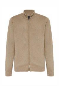 Boggi Milano FULL ZIP - Cardigan - taupe - Zalando