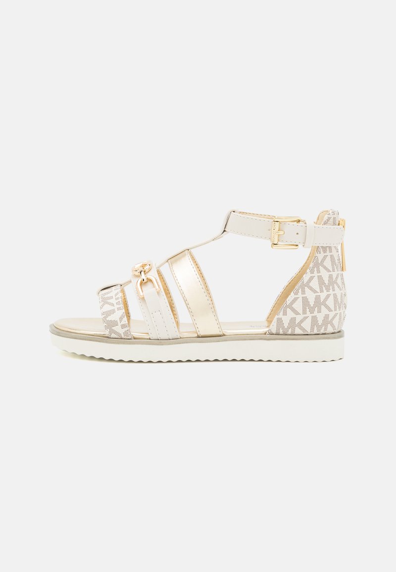 Michael Kors Kids JOHANNE - Sandalias - vanilla/pale gold/beige ...