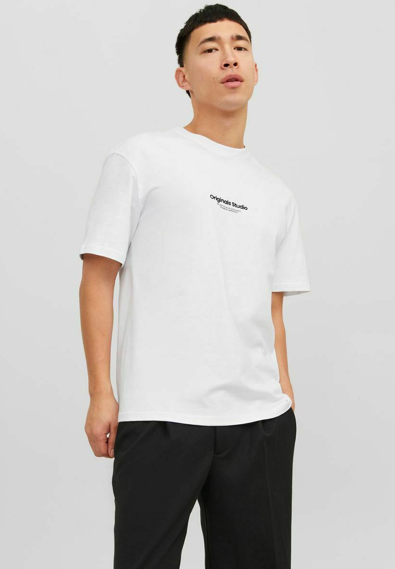 Jack & Jones JORVESTERBRO - T-shirts print - bright white/hvid - Zalando.dk