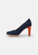 Marco Tozzi Pantofi clasici cu toc - navy/multi-coloured/bleumarin ...