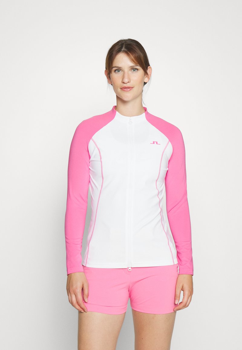 J.LINDEBERG Sports JUNE MID LAYER - Training jacket - white - Zalando.ie