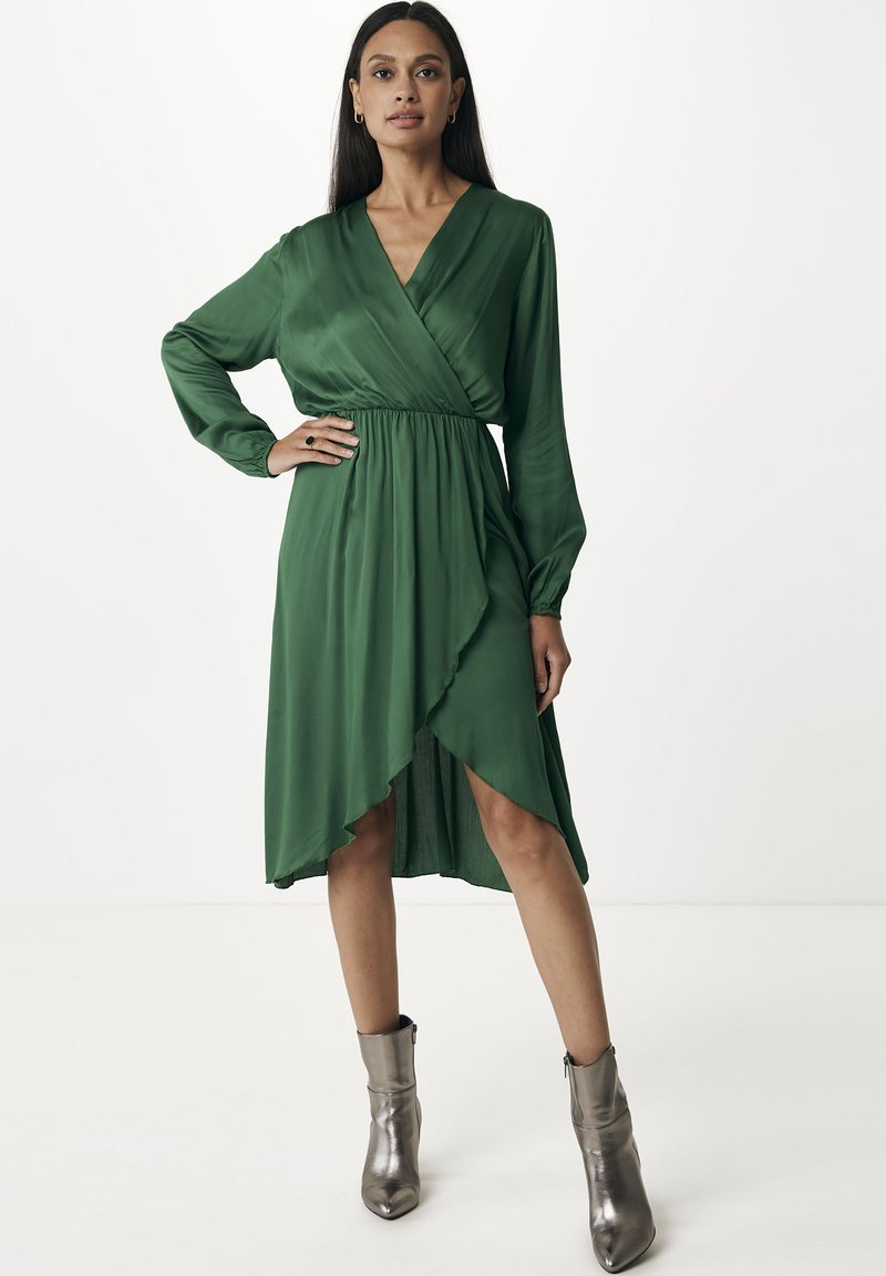 Mexx WRAP LOOK - Robe de jour - dark green/vert foncé - ZALANDO.FR
