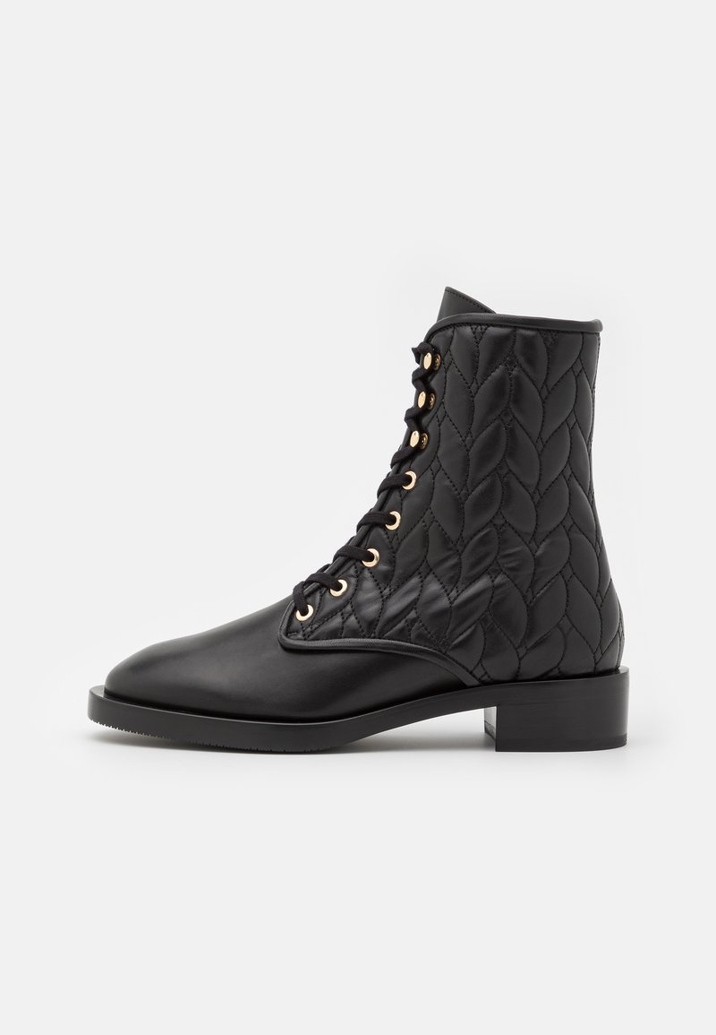 Stuart Weitzman TYLER BOOTIE - Schnürstiefelette - black/schwarz ...