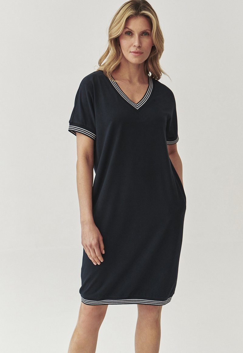 TATUUM RADINI - Jersey dress - navy/dark blue - Zalando