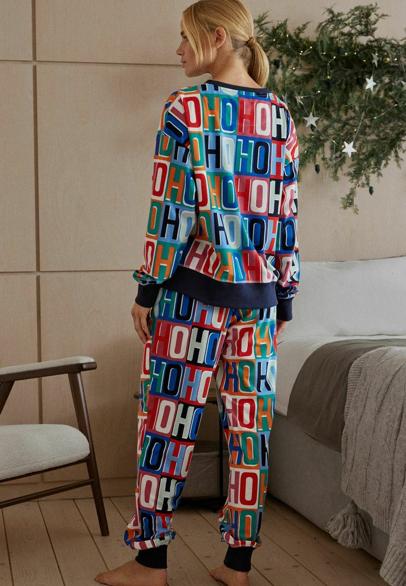 Next MATCHING FAMILY COSY SET - Pyjamas - navy blue hohoho/blå - Zalando.se