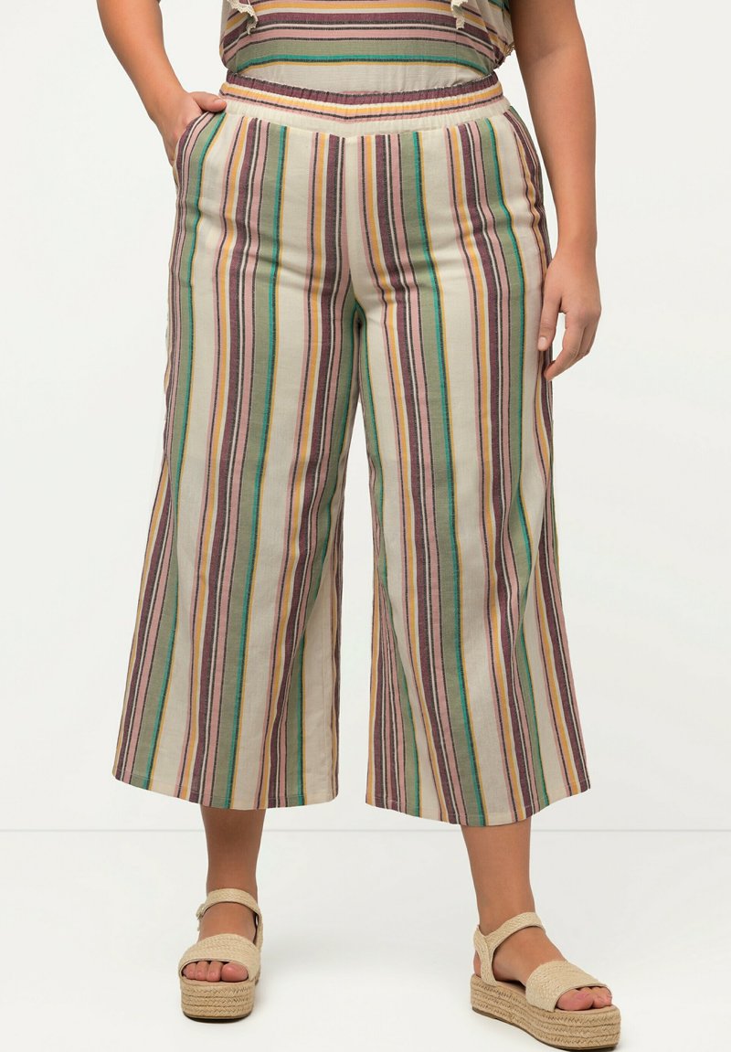 Ulla Popken Housut - sand/hiekka - Zalando.fi