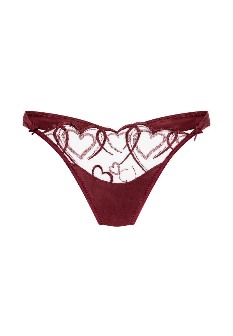 Hunkemöller OLIVIA STRING - String - cabernet/bordeaux - ZALANDO
