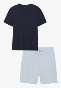 Pier One SET - Pyjamas - blue fog/navy/light blue - Zalando