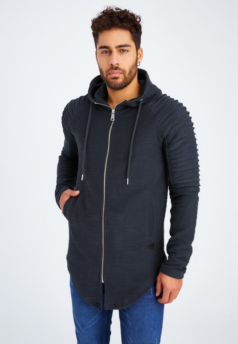 Leif Nelson Sweater met rits - anthrazit/antraciet - Zalando.nl