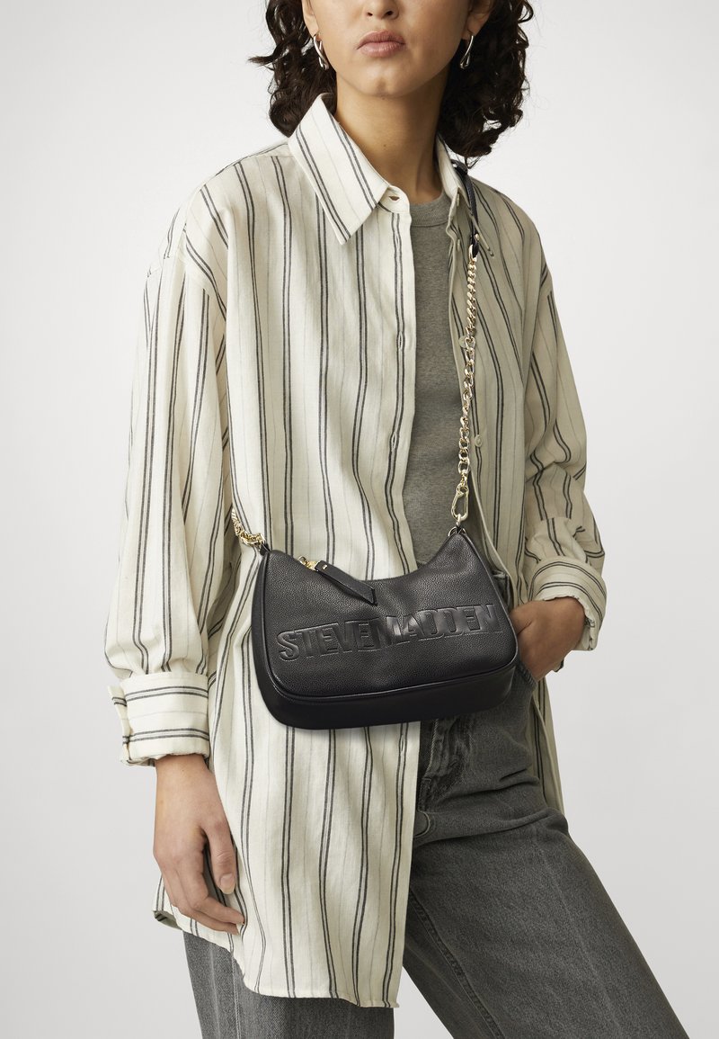 Steve Madden PRIME - Handbag - black/gold coloured/black - Zalando.ie