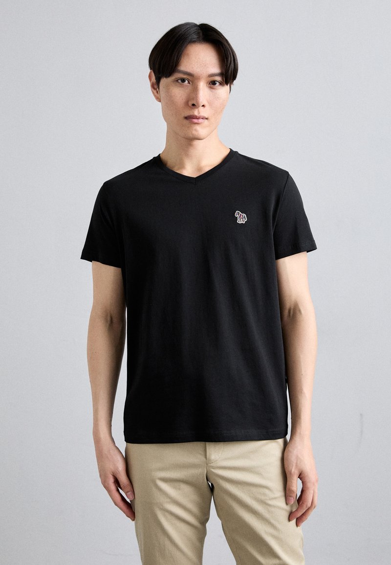 PS Paul Smith MENS ZEBRA BADGE - Basic T-shirt - blacks/black - Zalando.de