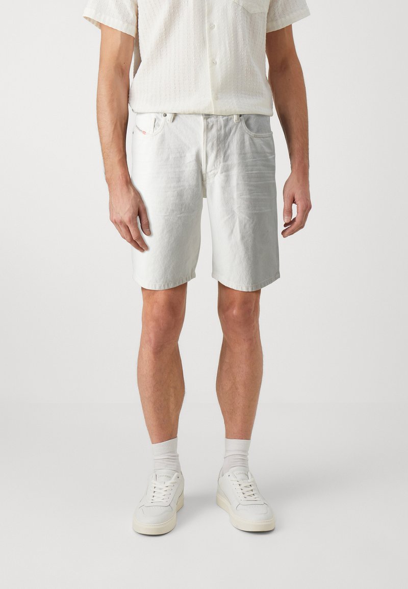 Diesel Denim shorts - white - Zalando.ie