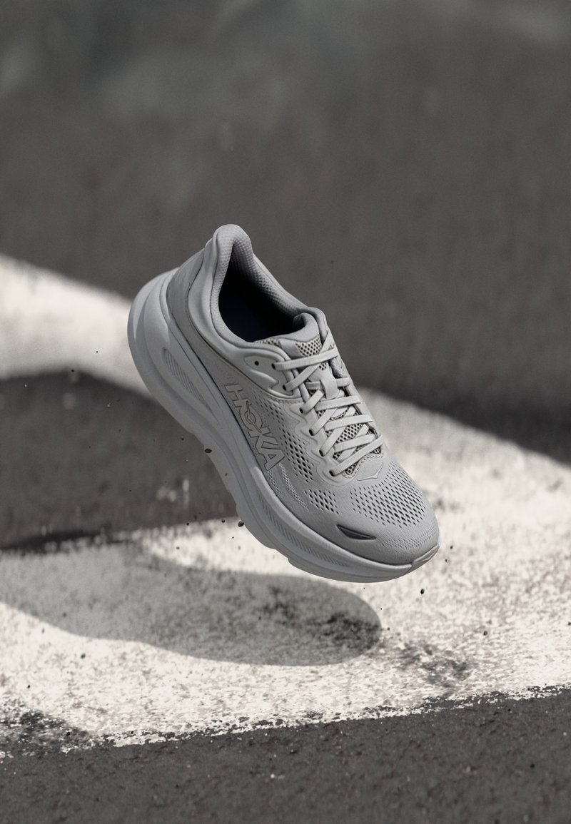 HOKA BONDI 9 - Løbesko til landevejen - white/hvid - Zalando.dk