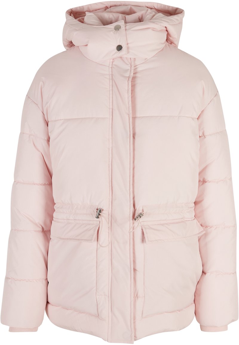 Urban Classics DAMEN WAISTED PUFFER - Chaqueta de invierno - pink/rosa ...