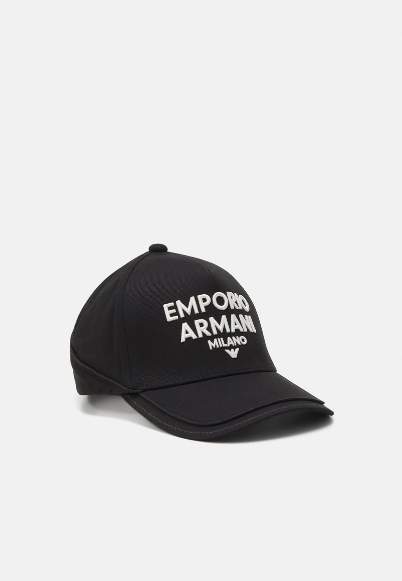 Emporio Armani BASEBALL UNISEX - Cap - black - Zalando.co.uk