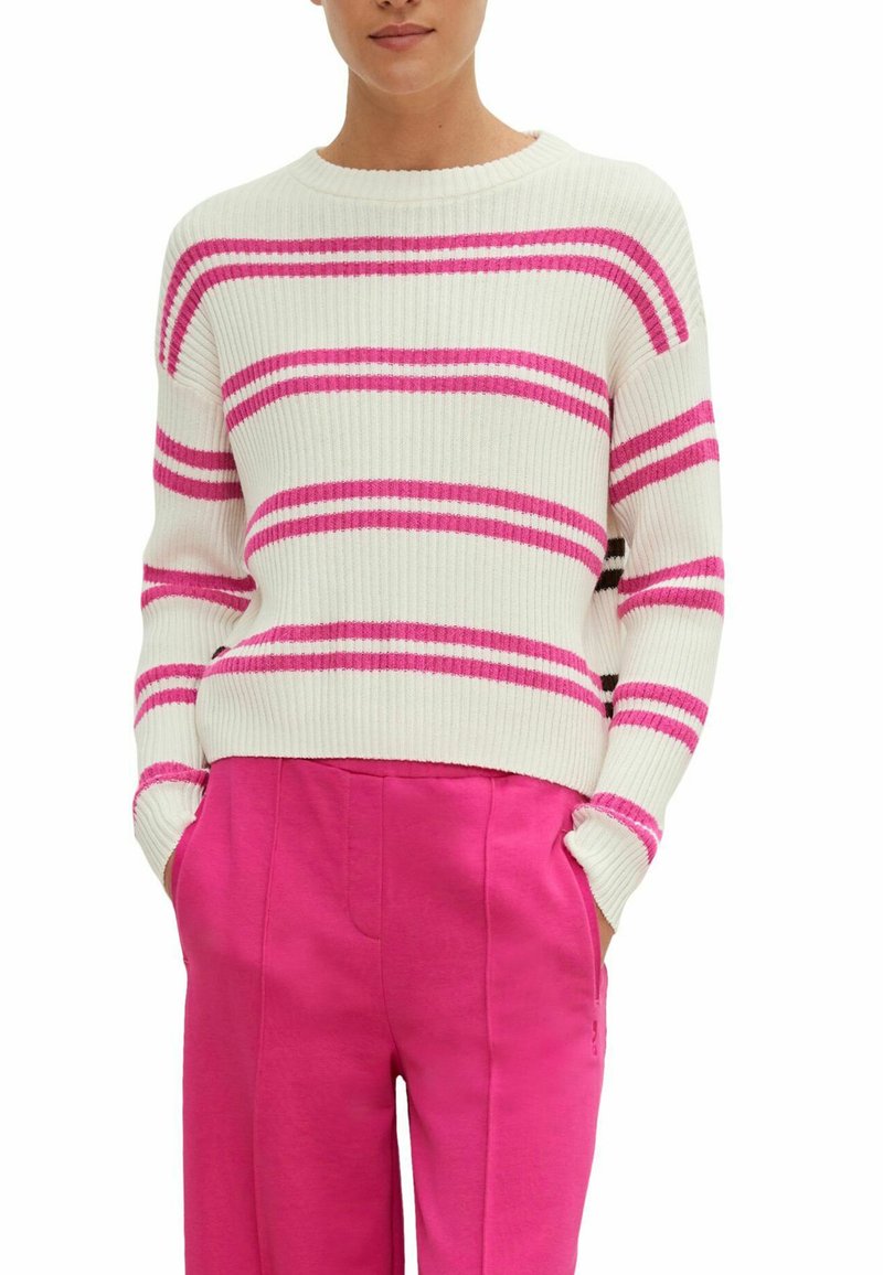 comma Strickpullover - pink - Zalando.de