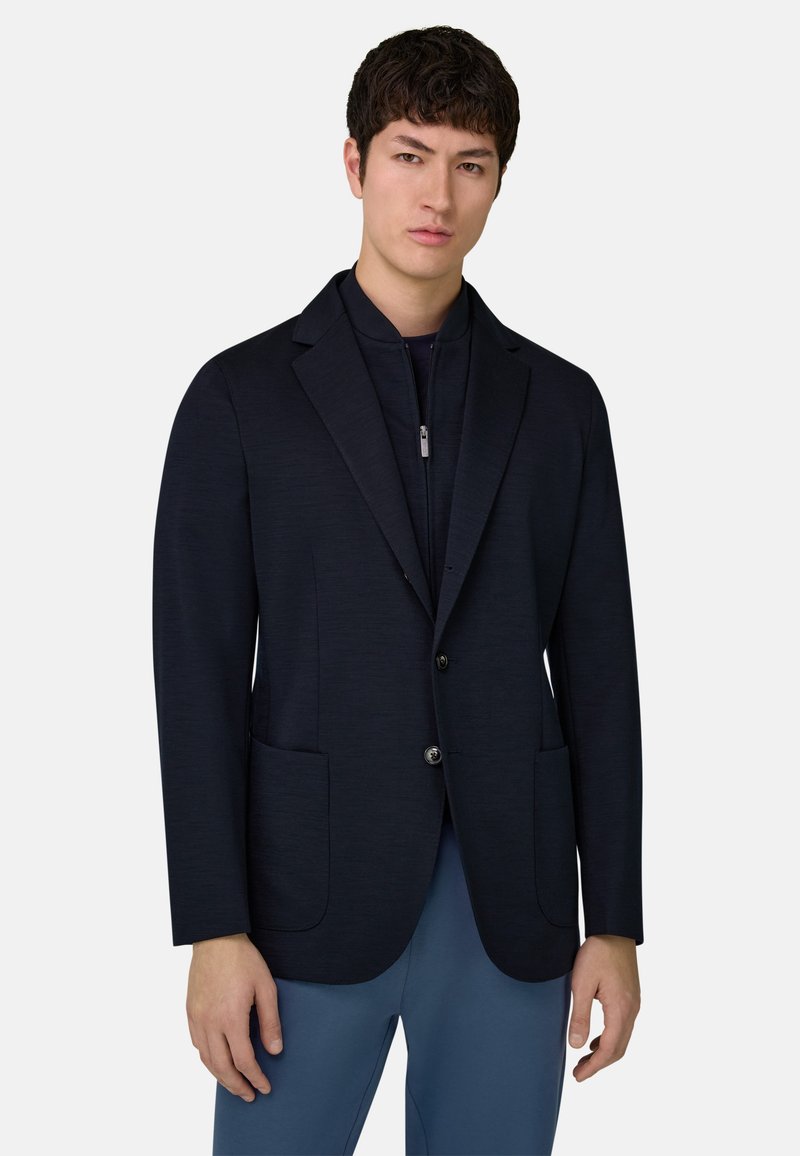 Boggi Milano Blazer jacket - navy blue/dark blue - Zalando