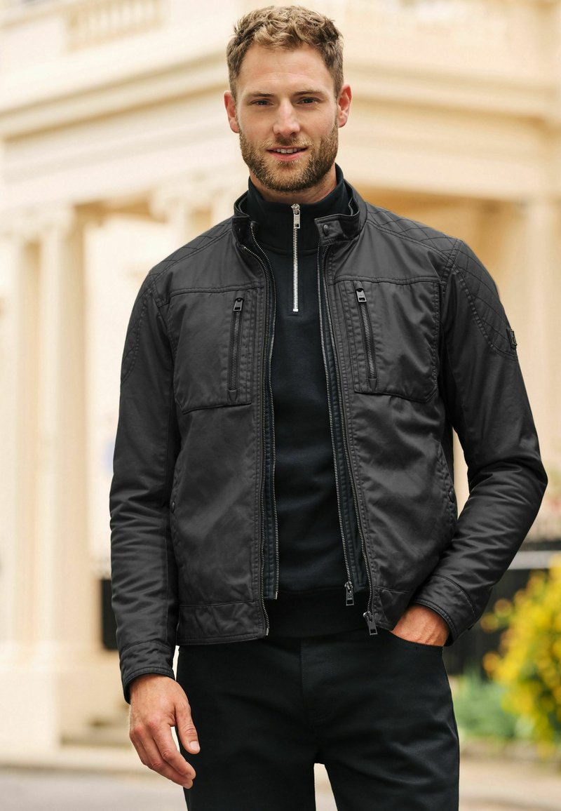 Next COATED RACER - Light jacket - black - Zalando