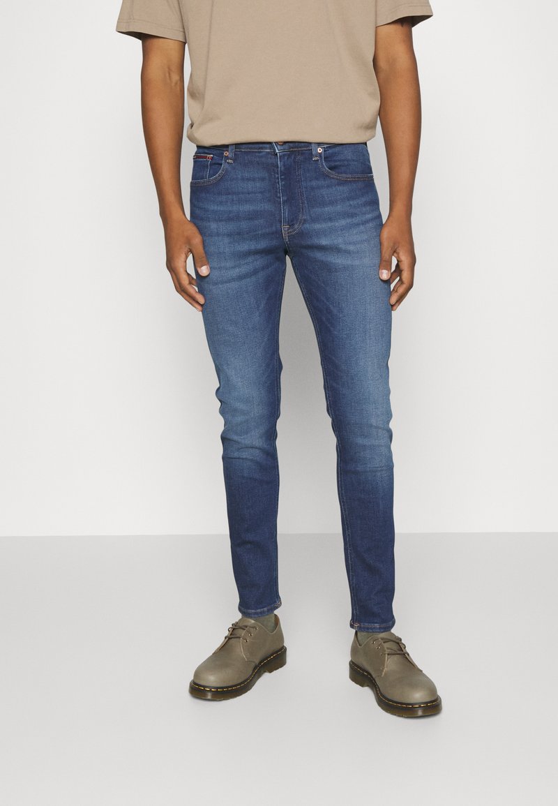 Tommy Jeans SIMON - Jeans Skinny Fit - denim dark/dark-blue denim - Zalando
