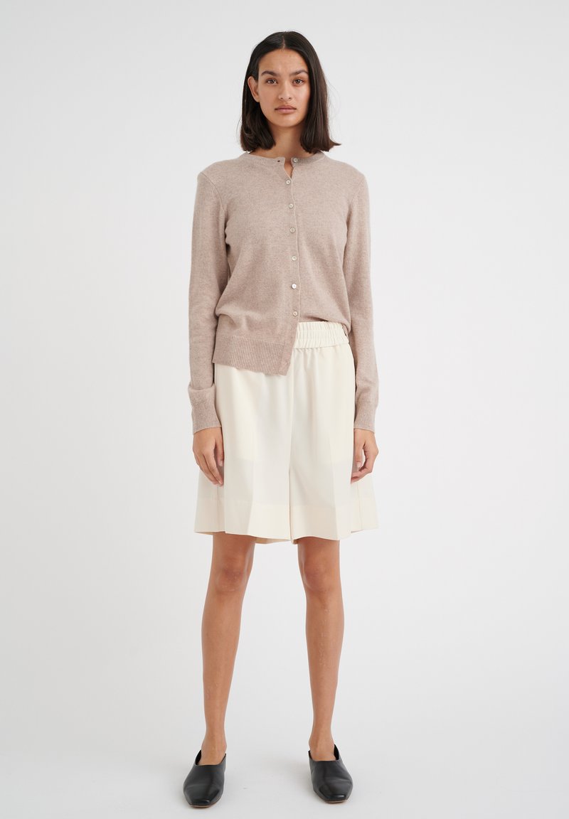 InWear LUKKAIW - Neuletakki - beige melange/beige - Zalando.fi