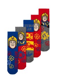 Fireman Sam 5ER PACK FEUERWEHRMANN - Socks - mehrfarbig/multi-coloured ...
