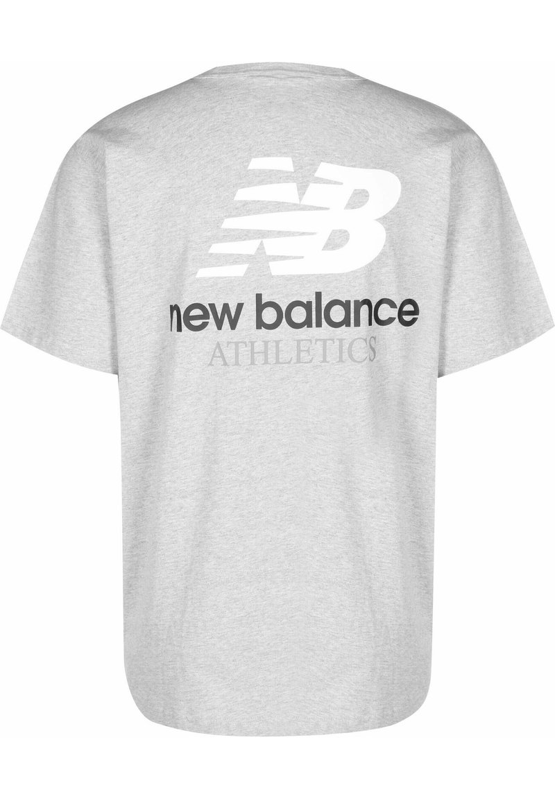 New Balance ATHLETICS GRAPHIC - T-shirts med print - grey/grå - Zalando.no