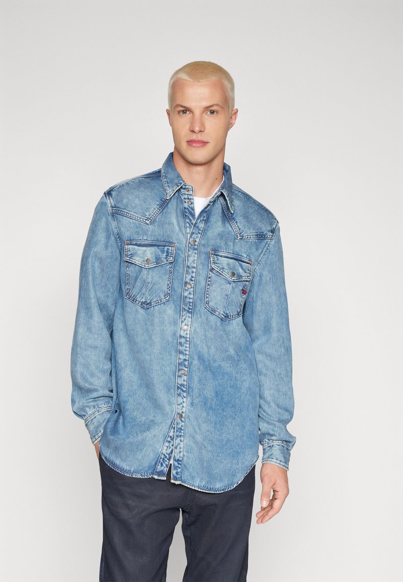 Diesel OCEAN - Camisa - blue denim - Zalando.es