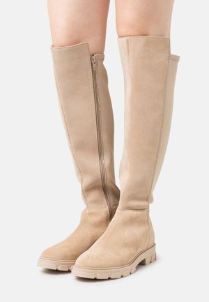 Stuart Weitzman LOWLAND BOLD BOOT - Overknees - beige - Zalando.at