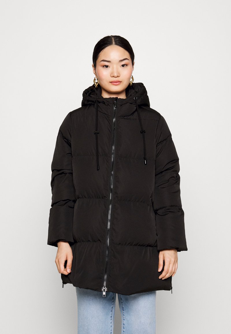 Object Petite OBJLOUISE JACKET - Down coat - black - Zalando.co.uk