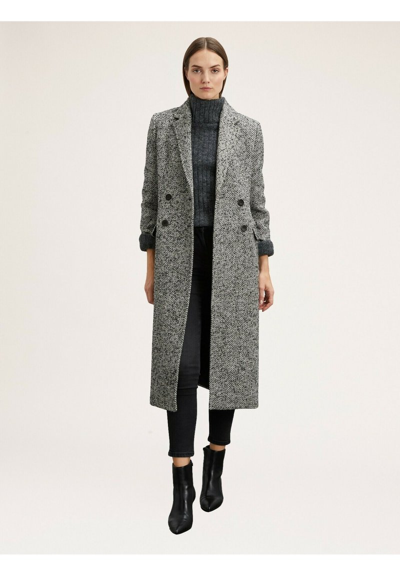 Motivi TINTO SPIGATO - Cappotto classico - nero - Zalando.it