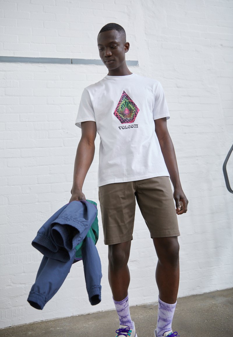 Volcom STAR SHIELDS STONE - Print T-shirt - white - Zalando.de