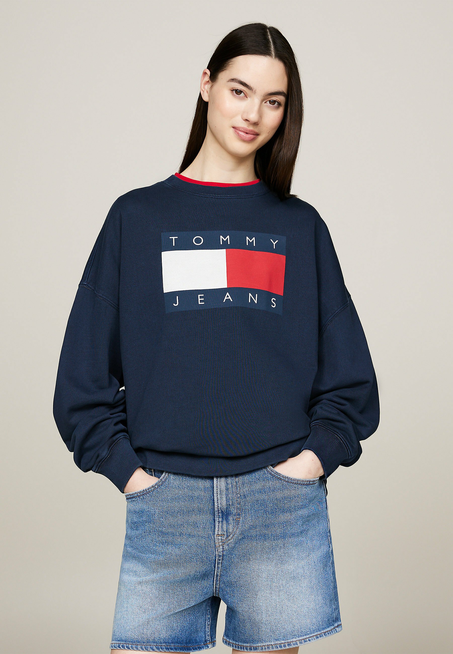 Tommy jeans oversized sweatshirt store