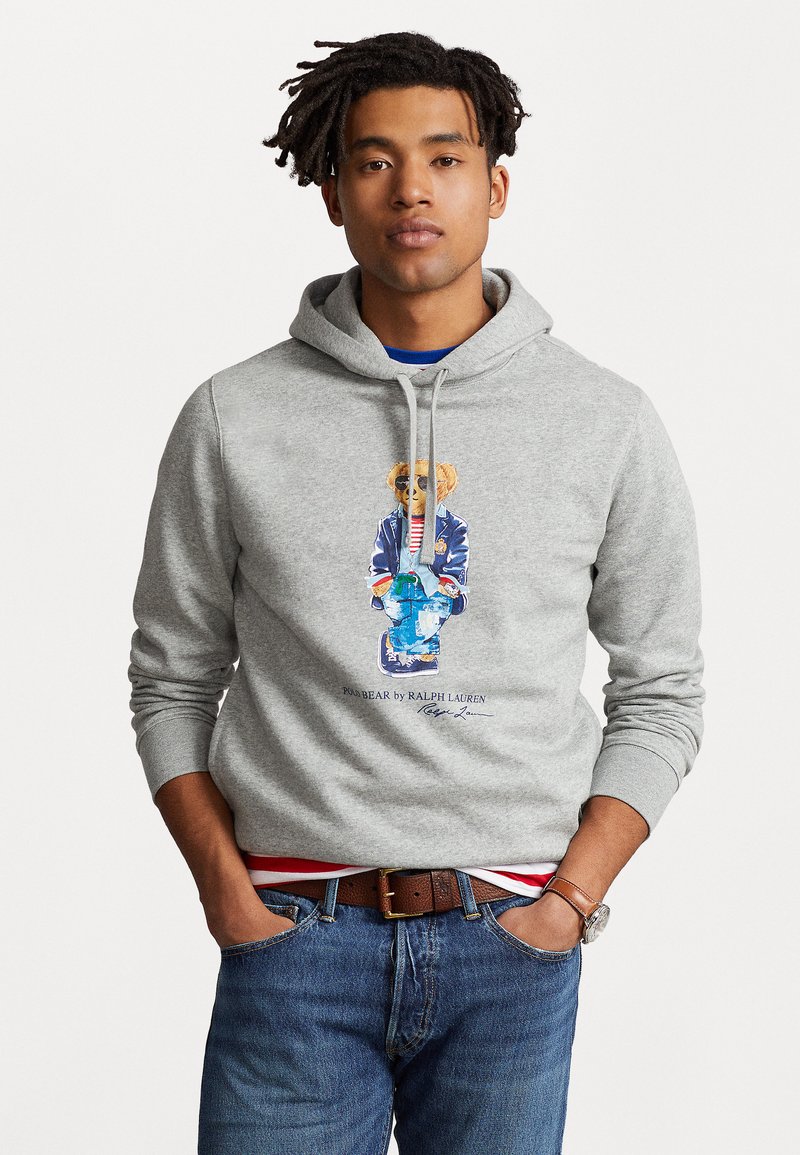 Polo Ralph Lauren Hood Long Sleeve Bluza Z Kapturem Grey Szary