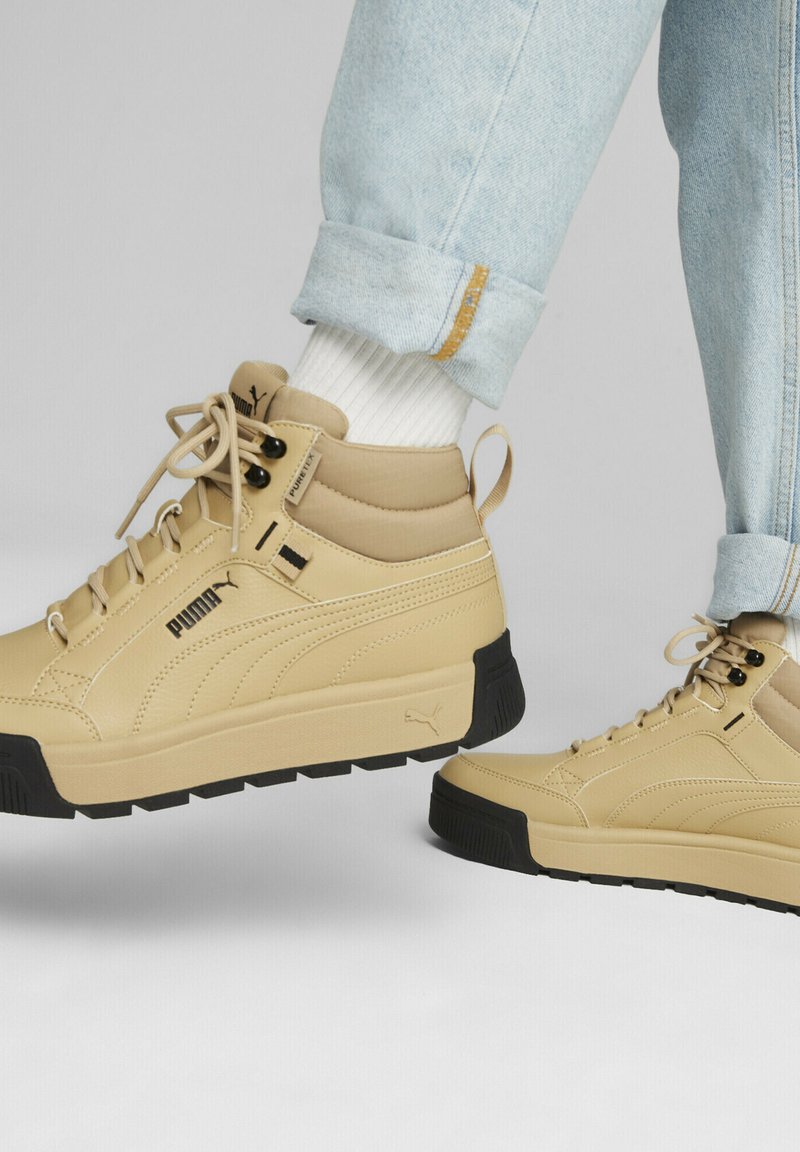 Puma TARRENZ SB III PURE - Höga sneakers - sand dune sand dune black ...
