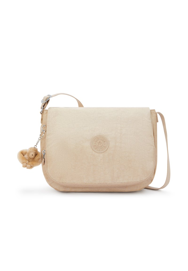 Kipling EARTHBEAT M. - Umhängetasche - sparkled beige/beige - Zalando