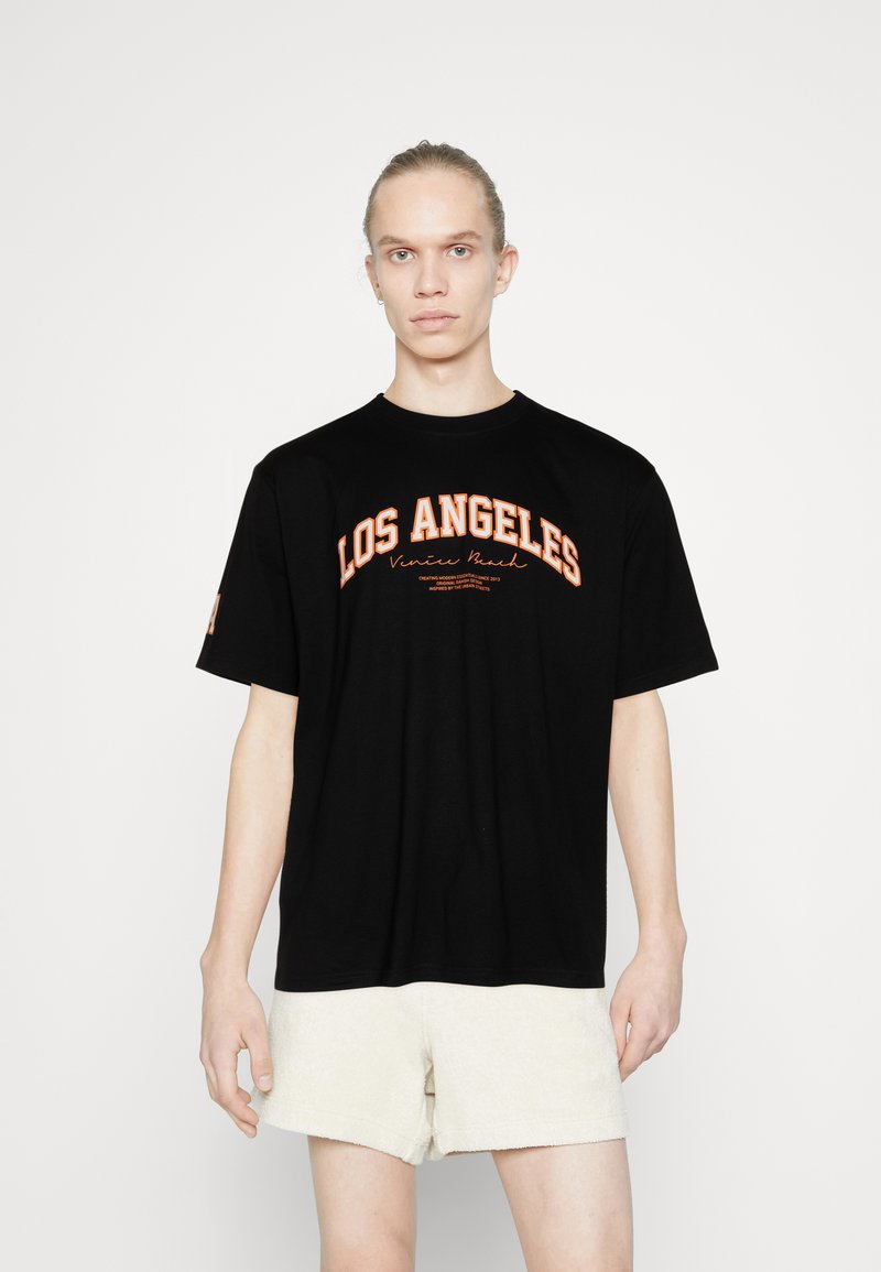 Redefined Rebel RRSAGO TEE - Print T-shirt - black - Zalando.de
