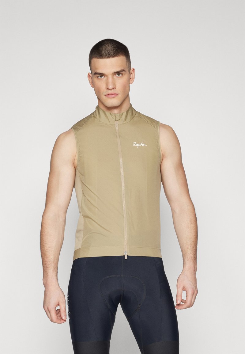 Rapha MENS CORE GILET - Chaleco - tan/white/marrón topo - Zalando.es