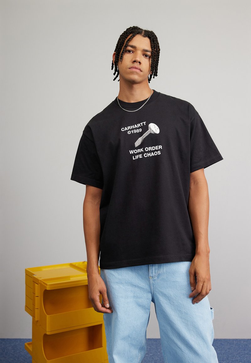 Carhartt WIP STRANGE SCREW - T-Shirt print - black/schwarz - Zalando.ch