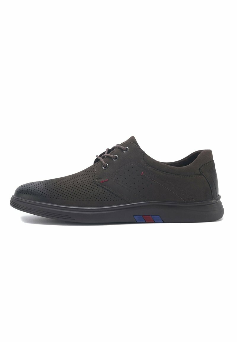 FLEXALL TRADITIONAL COMFORT - Sporty snøresko - brown/mørkebrun ...