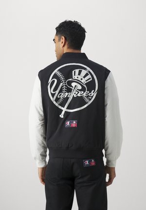Champion NEW YORK YANKEES TRACKSUIT - Survêtement - black/white/noir ...