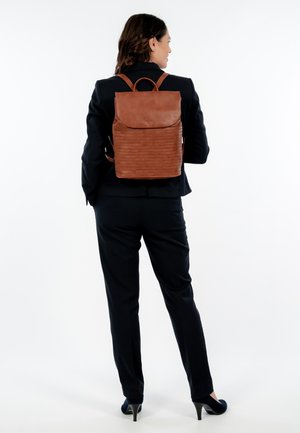 Zign LEATHER - Rugzak - cognac - Zalando.nl